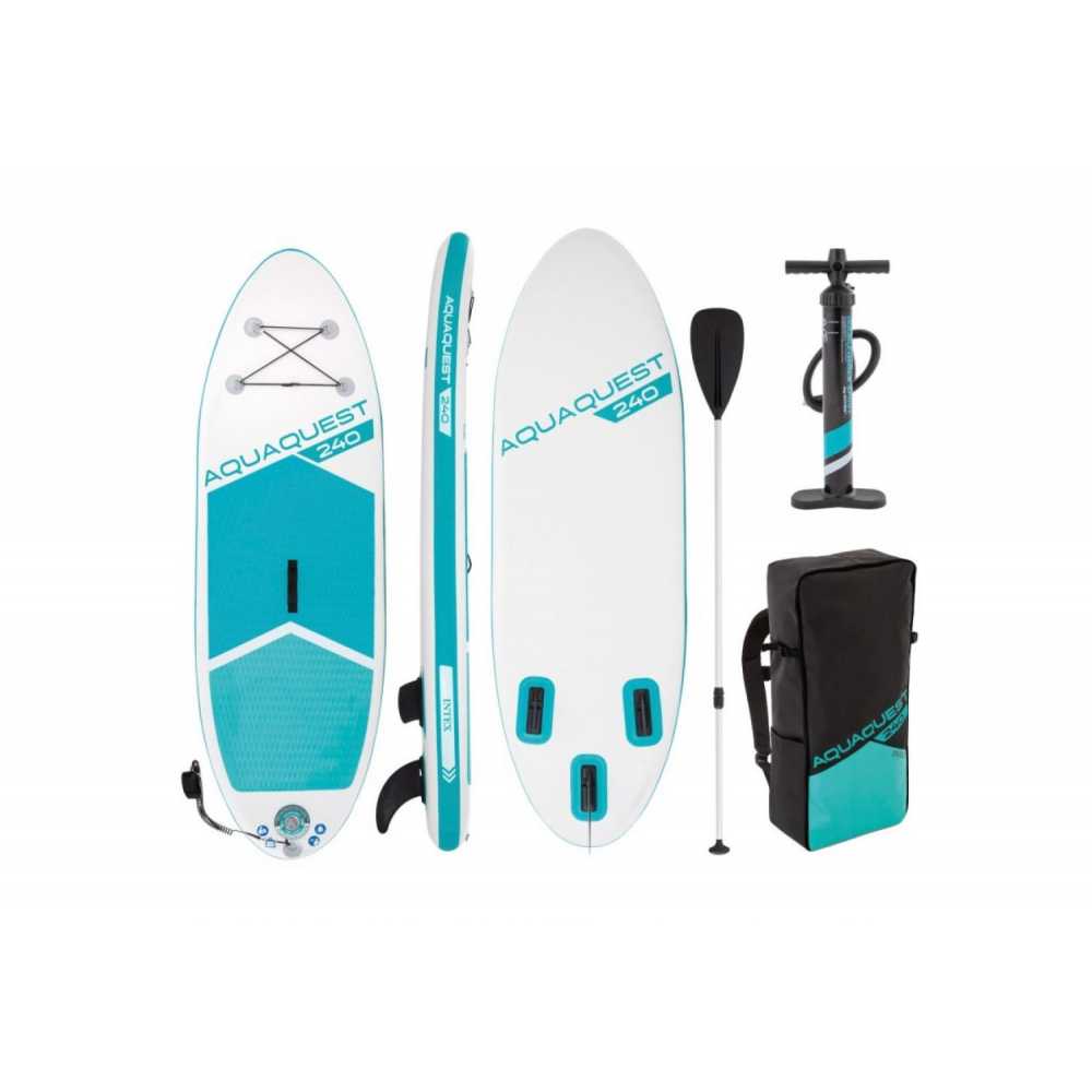 Tabla de Bodyboard INTEX Aqua Quest 240 Youth Sup 244 X 76 X 13 CM 26579/5