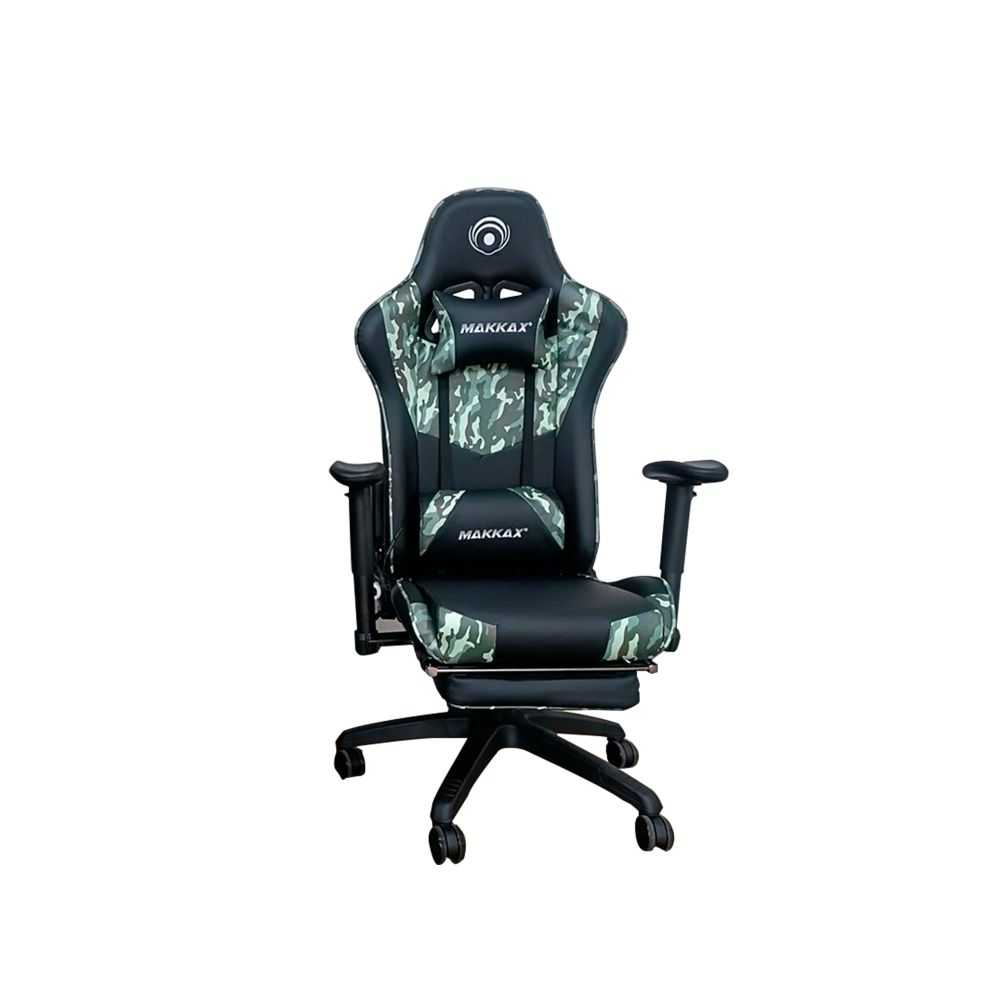 Silla Gamer Makkax LITE GREEN CAMO PC/PS4/PS5/XBOX/Nintendo GAMING